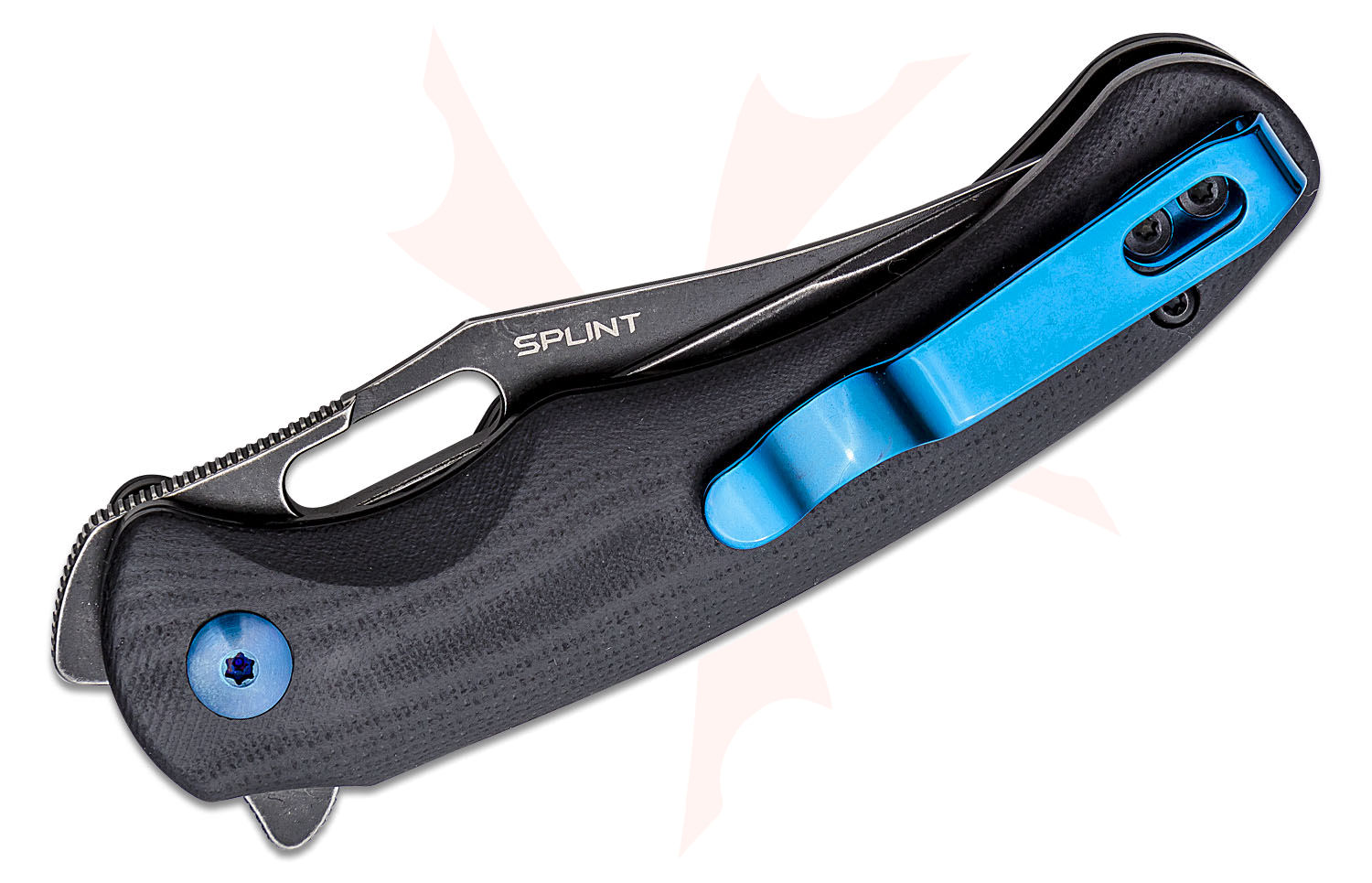 Olight Oknife Splint Flipper Knife 2.97" Black Stonewashed N690 Clip ...