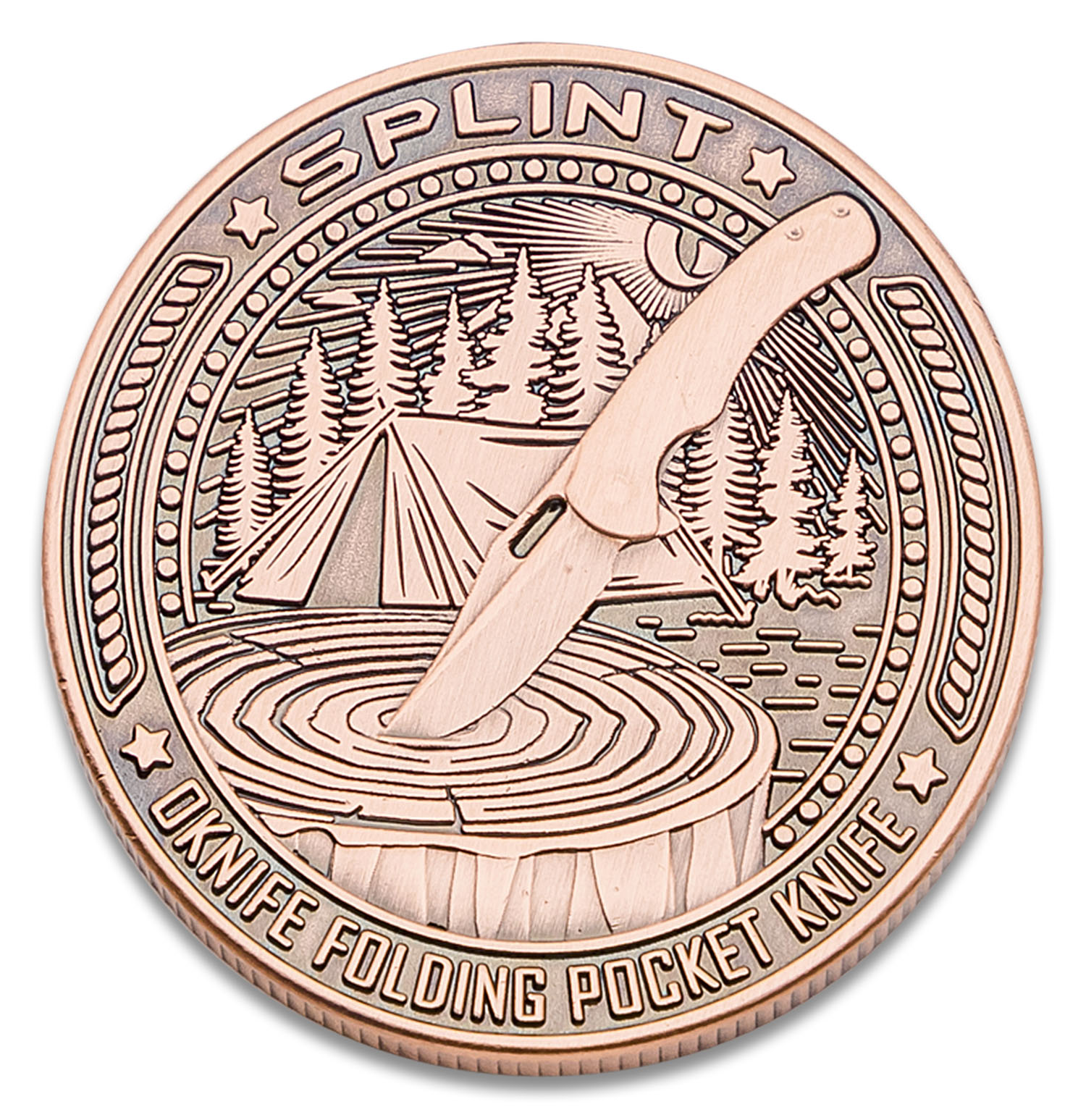 Oknife Splint Flipper Knife 2.97" Black Stonewashed N690 Clip Point ...