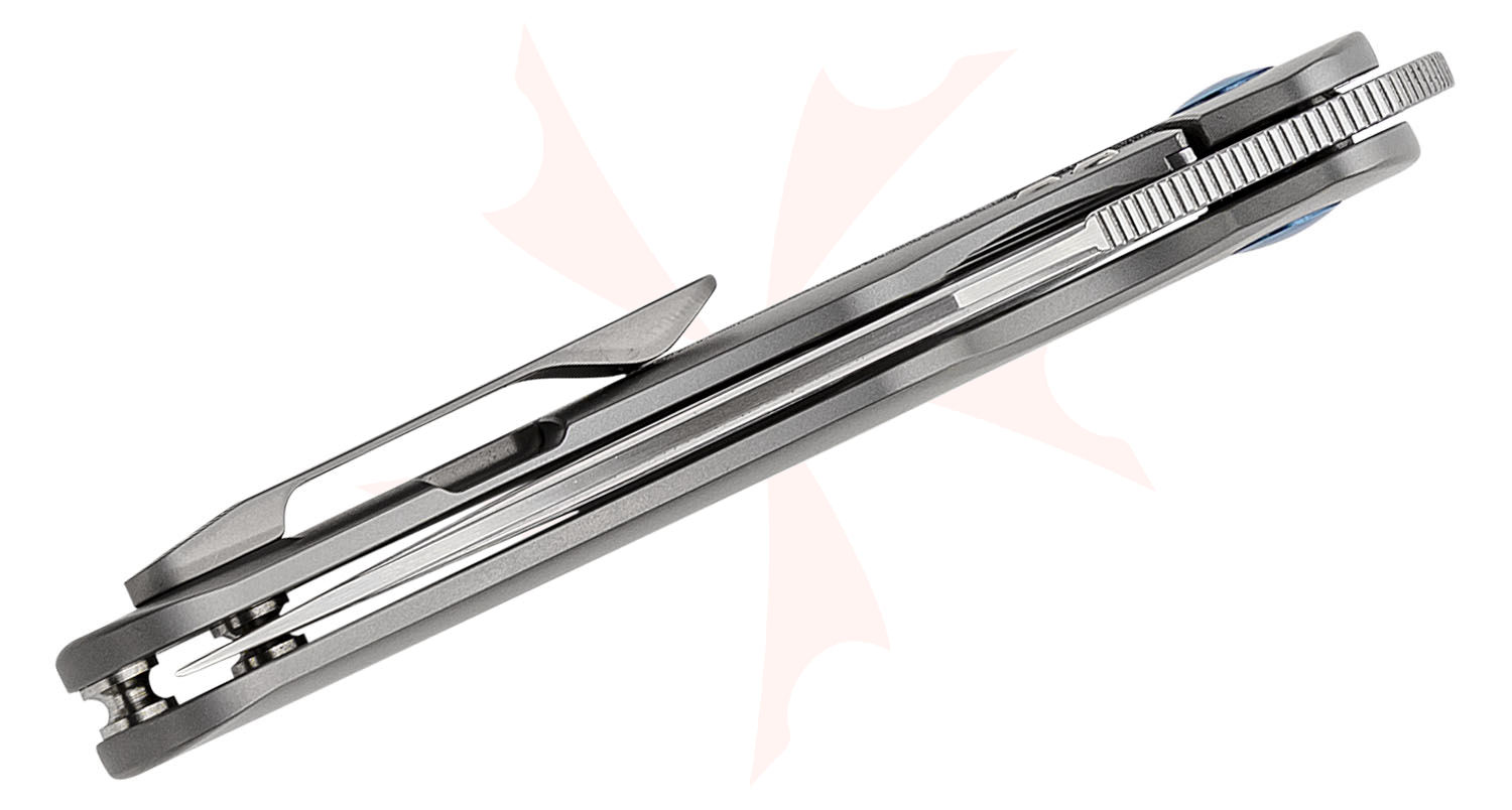 Oknife Splint Flipper Knife 2.97" CPM-S35VN Satin Clip Point Blade ...