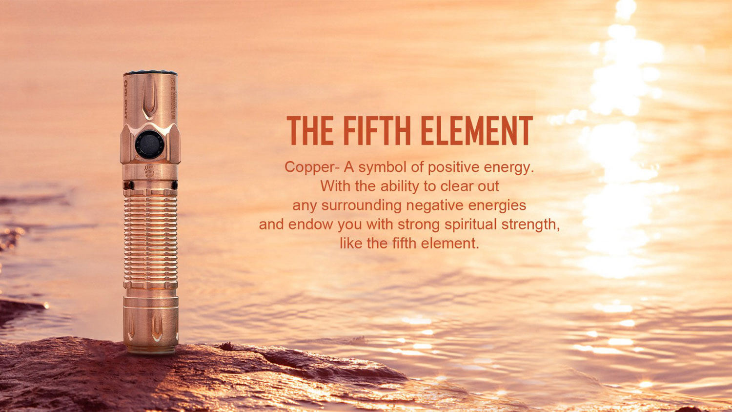 Olight Limited Edition Warrior 3S CU Five Elements "5th Element ...