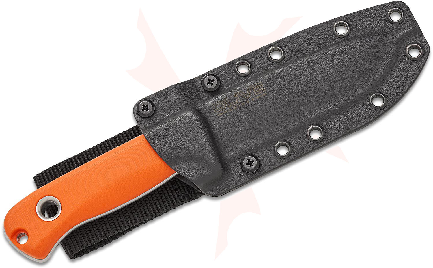 Olive Knife Arbor Fixed Blade Knife 4.54" Bohler Elmax Stonewashed Drop ...