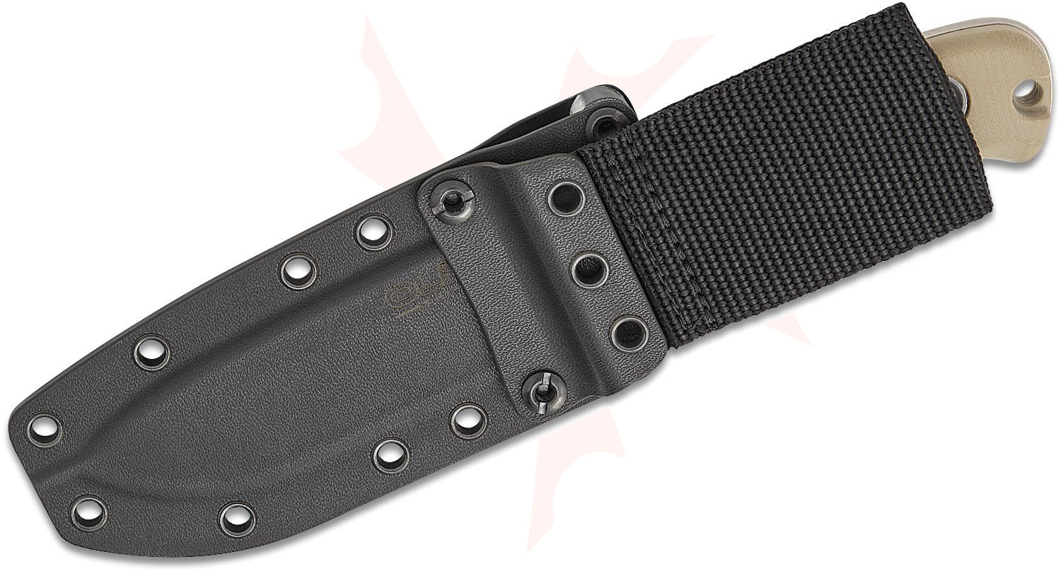 Olive Knife Arbor Fixed Blade Knife 4.54" Bohler Elmax Stonewashed Drop ...