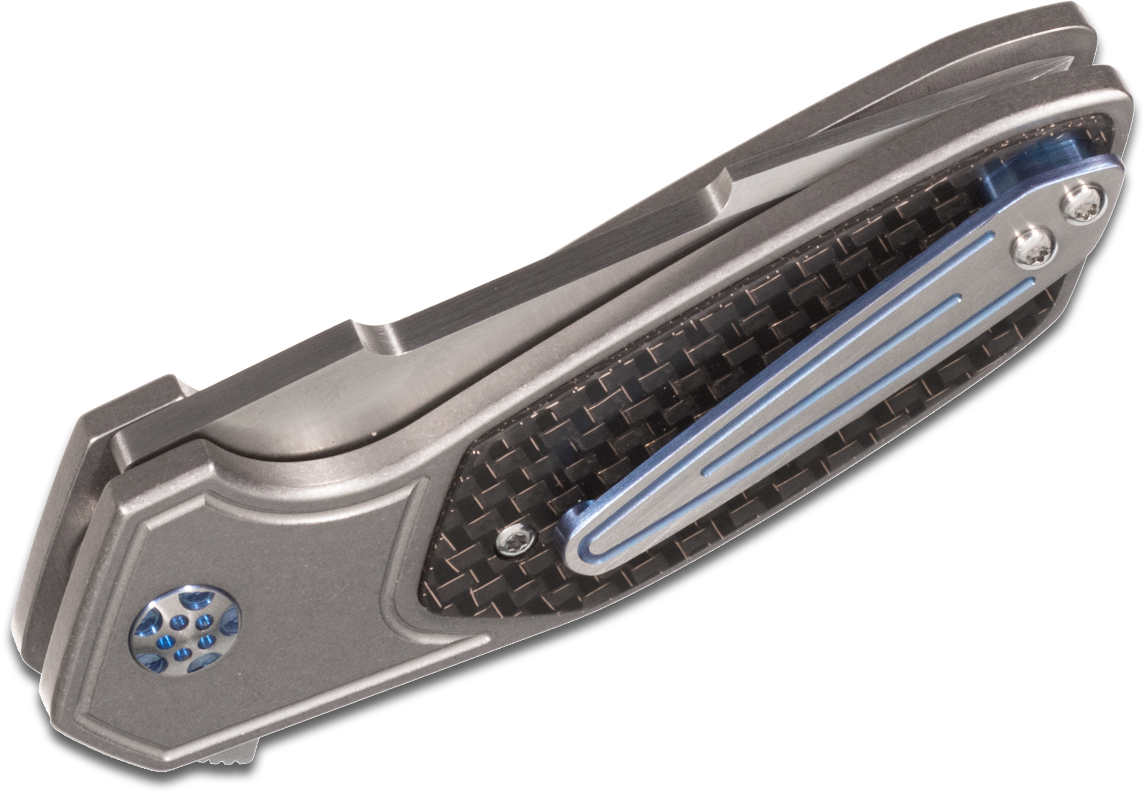 Rod Olson Custom JV Mini Redemption Flipper 2.8" Satin RWL-34 Tanto ...