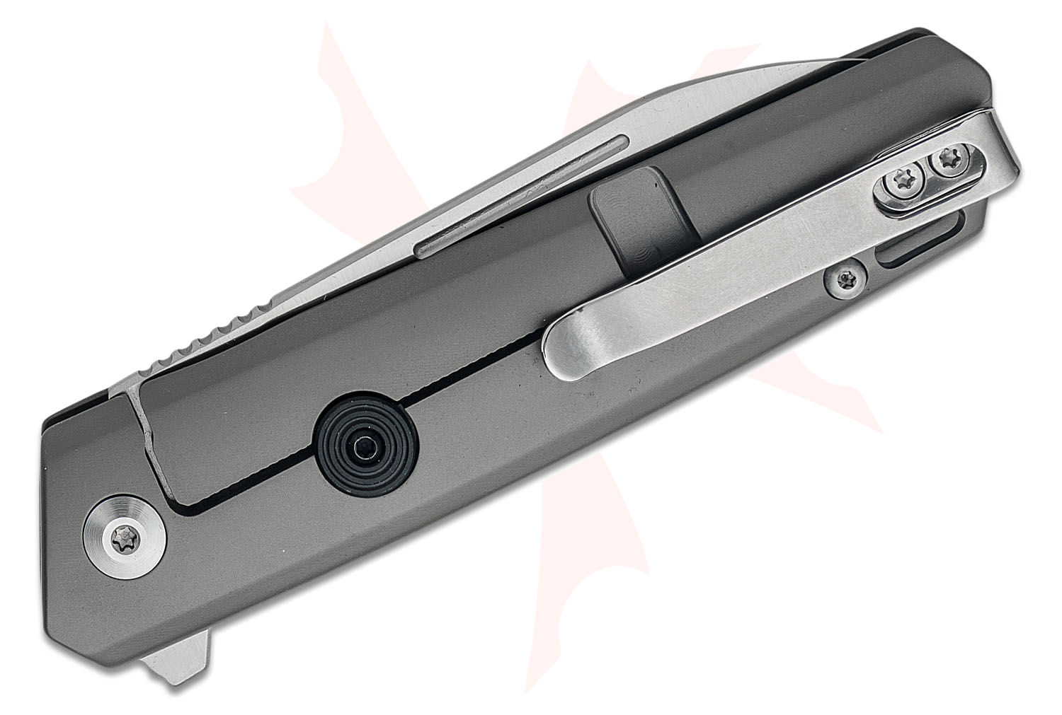 Ontario CF100 Flipper Knife 3.13" 14C28 Satin Spear Point Blade ...