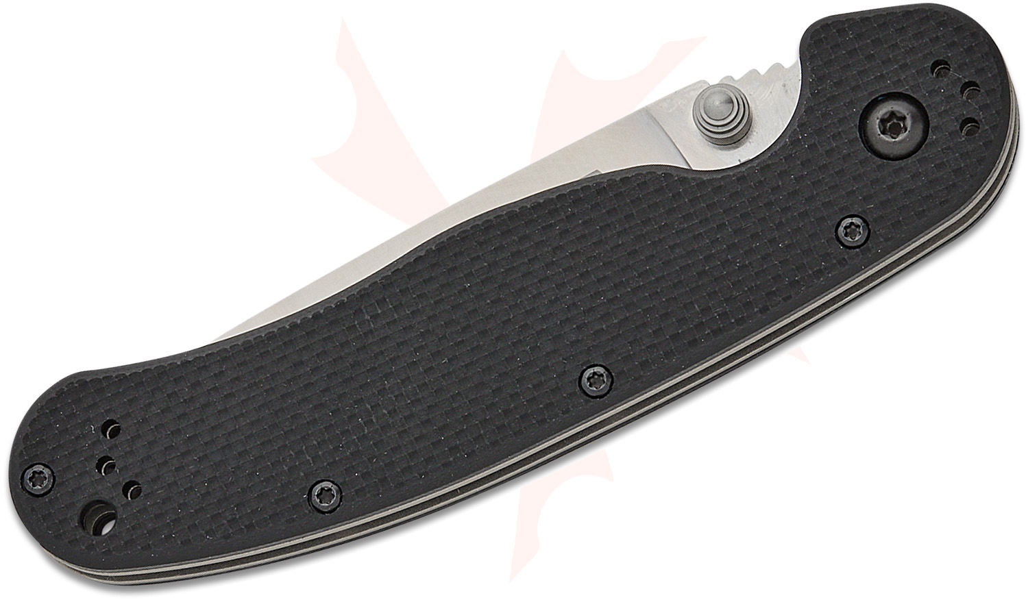Ontario RAT Model 1.5 Liner Lock Folding Knife 3.25" CPM-MagnaCut Satin Plain Drop Point Blade ...