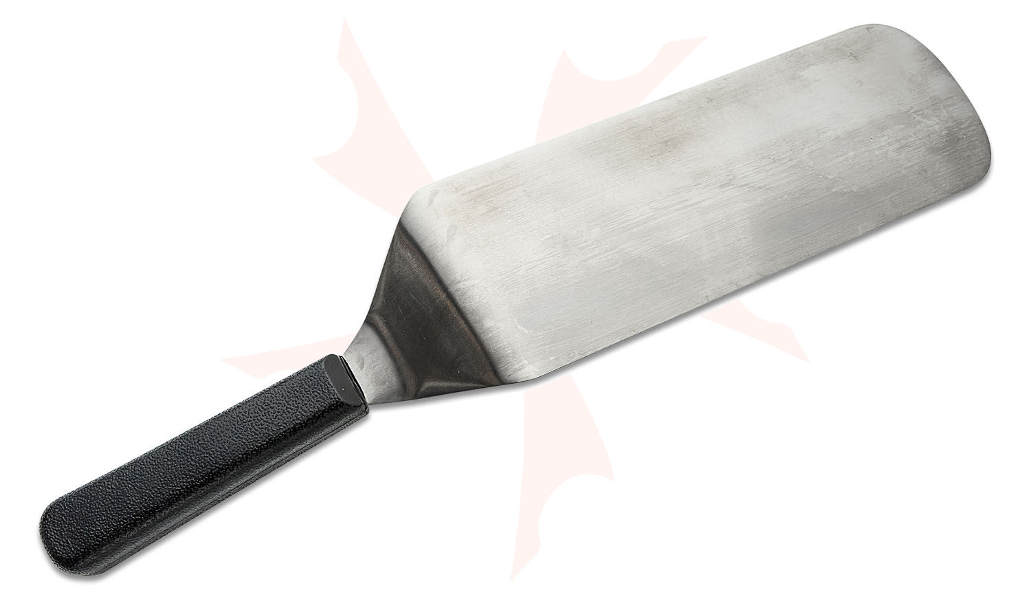 Old Hickory Spatula 8.25" Stainless Steel, Black Synthetic Handle ...