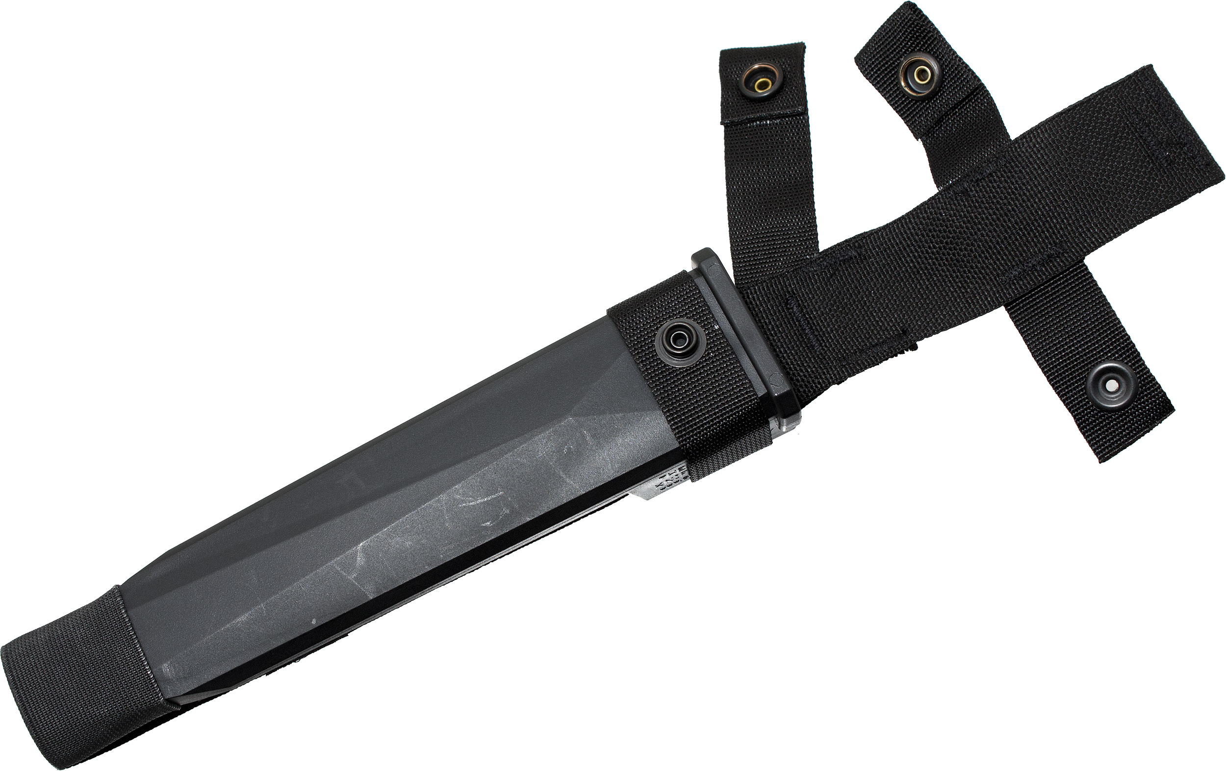 Ontario Chimera Tactical Fixed 8-1/4" Plain Sharpened Top Edge Blade ...