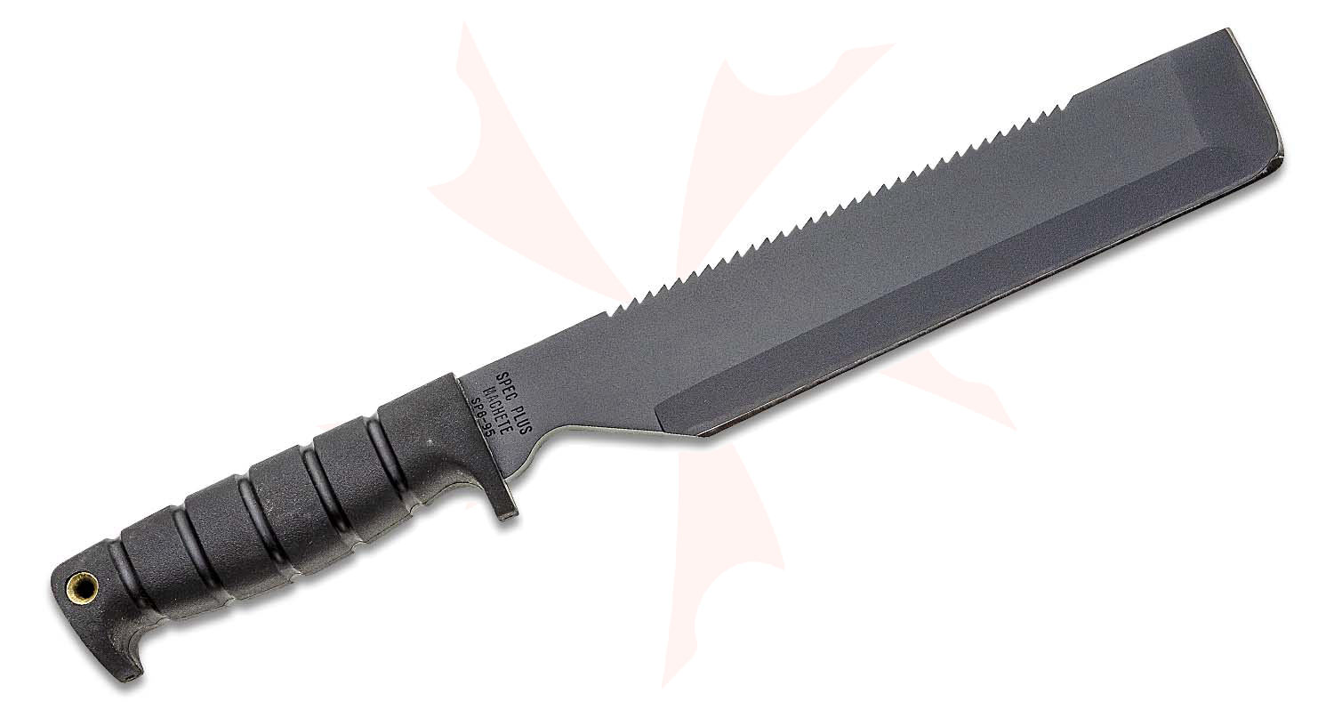 Ontario SP8 125th Anniversary Machete Survival 10" Sawback Blade, Black ...