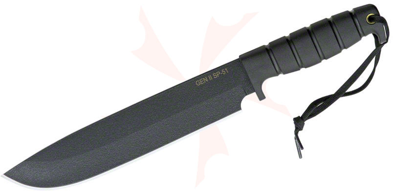 Ontario Gen II SP51 Survival Knife 8.815" Half Hollow Ground Blade ...