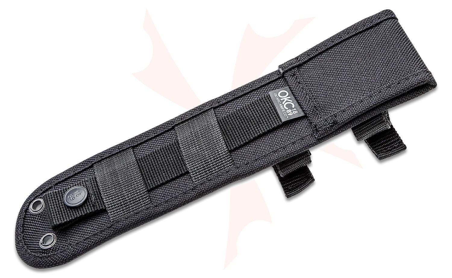 Ontario RAT-3 Utility Knife 3.75" Combo Blade, Micarta Handles, Nylon ...