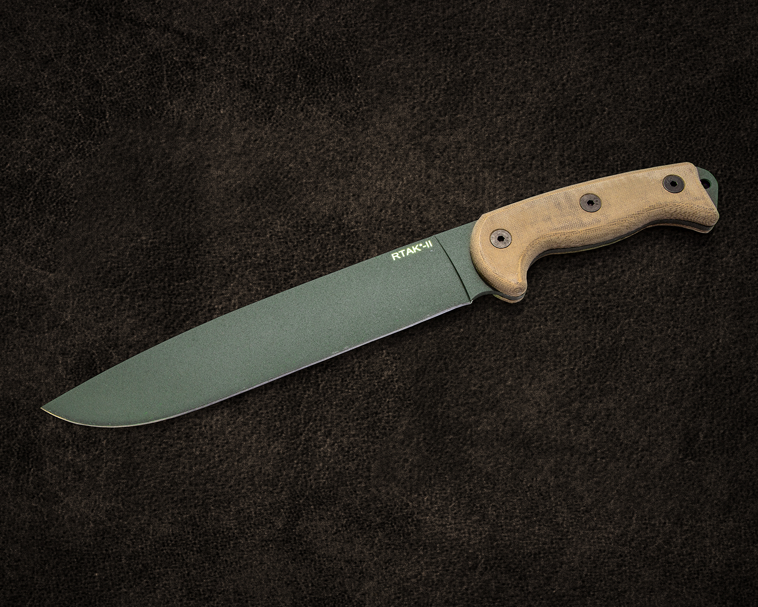 Ontario Randall RTAK II Fixed 10.25" Plain Blade, Micarta Handles ...