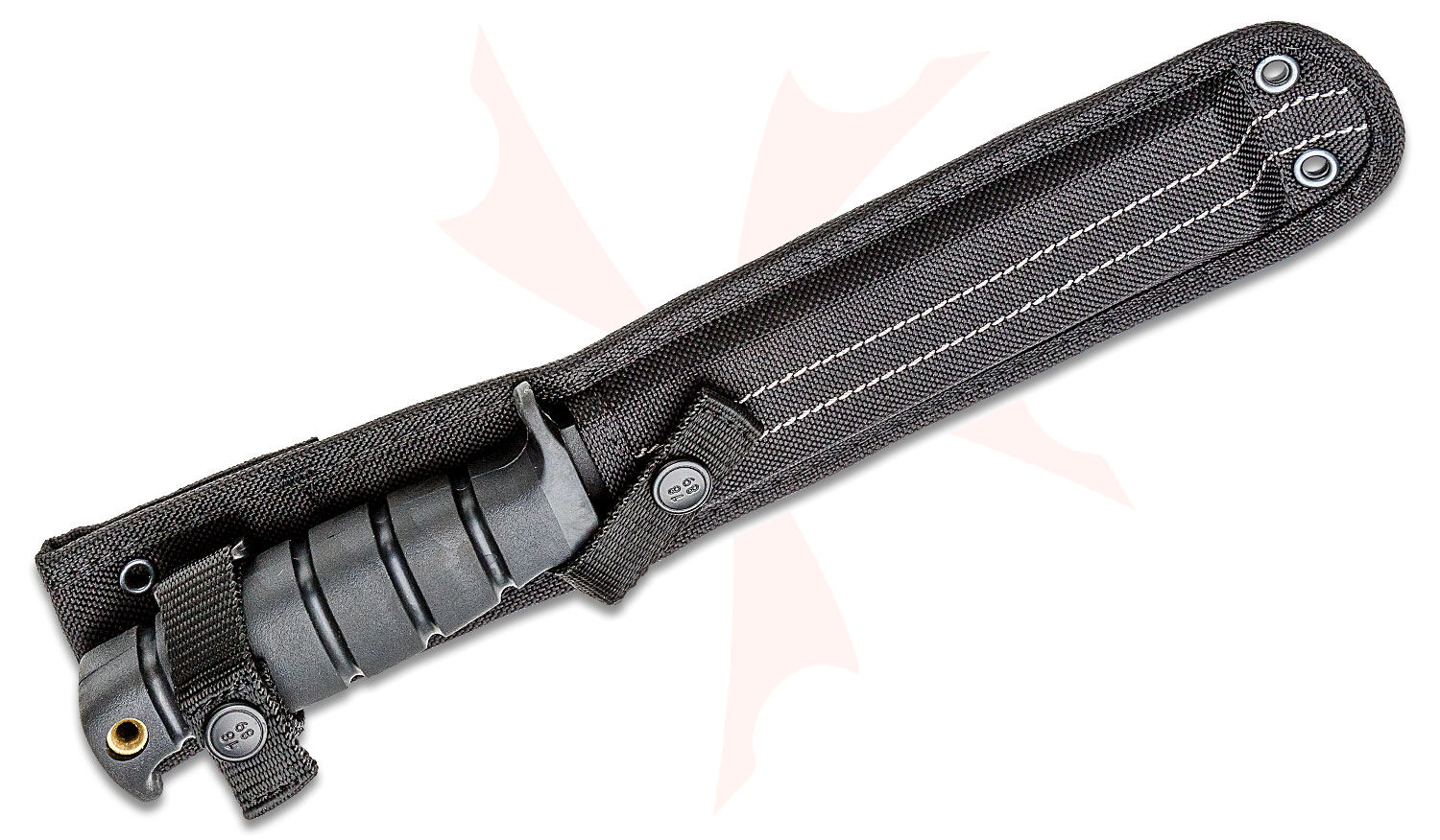 Ontario SP1 Spec Plus Marine Combat Fixed 7" Black Clip Point Blade ...