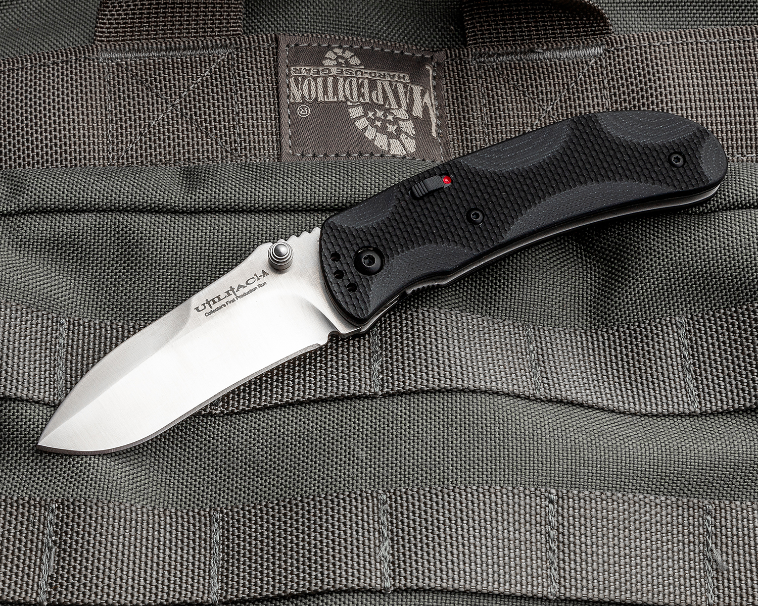 Ontario Utilitac 1-A Joe Pardue Assisted Folding Knife 3" Satin Plain ...