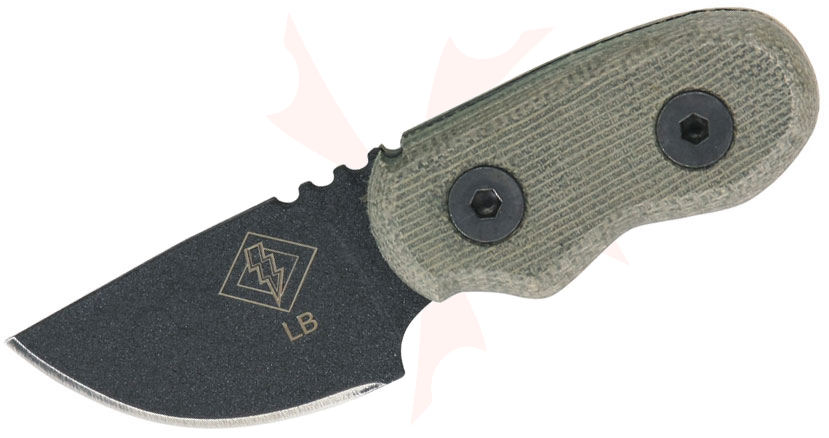 Ontario Ranger Series Little Bird Knife 1.75" Blade, Black Micarta ...