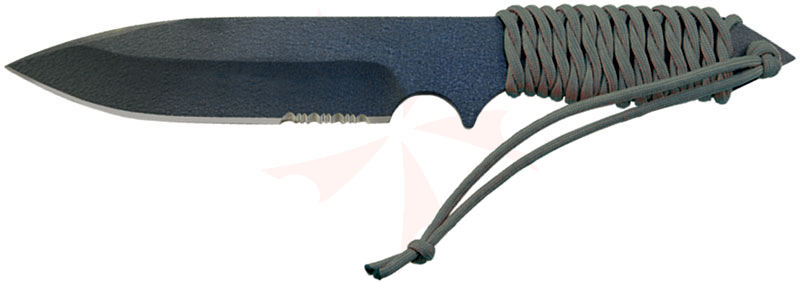 Ontario Ranger Series RAK Assault Knife 6" Combo Edge, OD Cord Handle ...