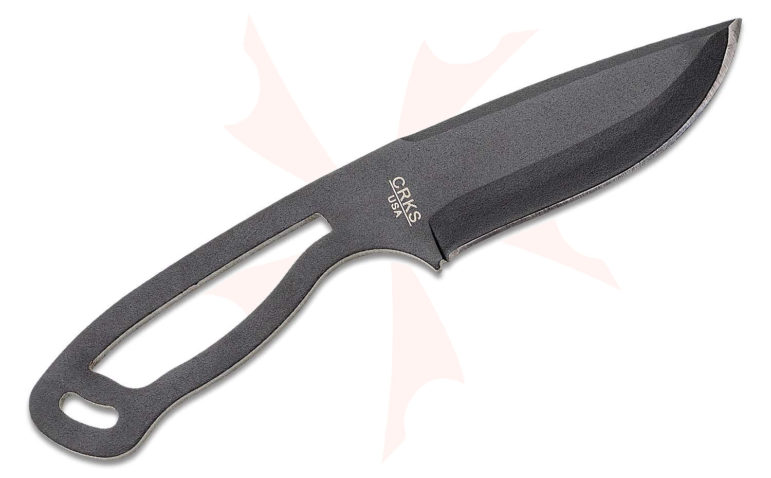 Ontario KM-1 Kangaroo Mouse Knife 3.25" 1095 Black Powder Coat Blade ...