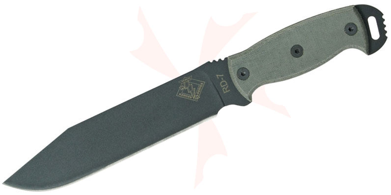 Ontario Ranger Series RD7 Ready Detachment 7.5" Plain Blade, Black ...
