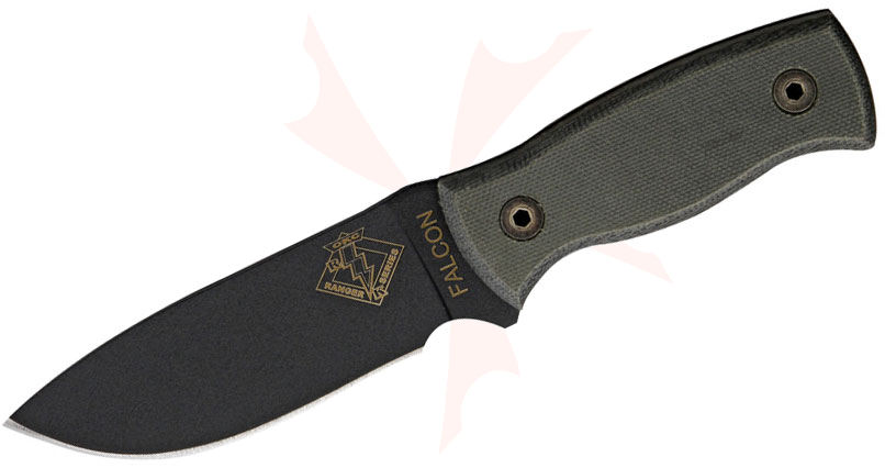 Ontario Ranger Series Falcon Hunting Knife 3.875" Carbon Steel Blade ...