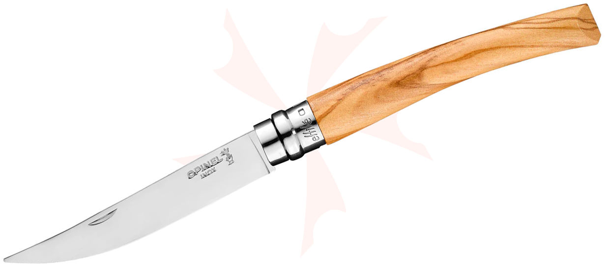 Opinel N010 Effile Ring Lock Folding Knife 4" Stainless Steel Polished ...