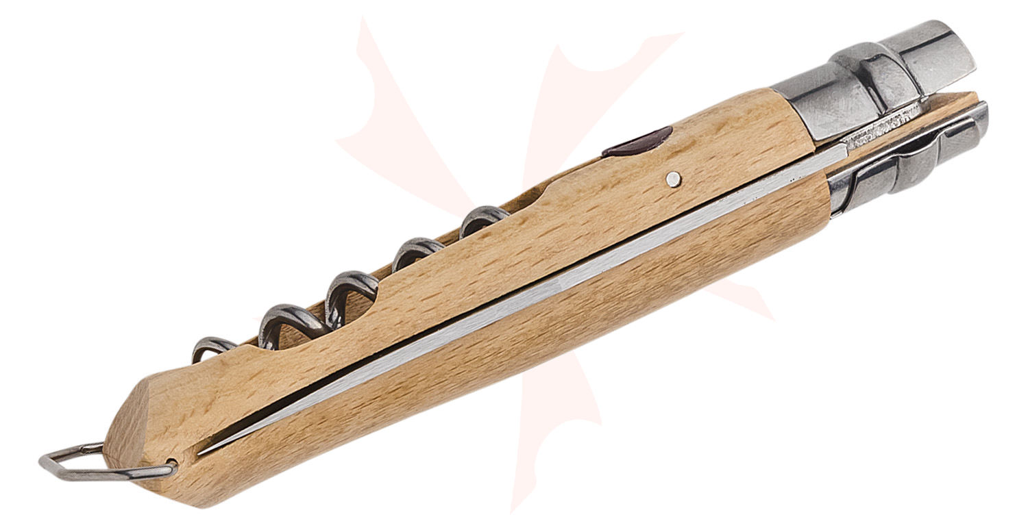 Opinel Nomad Cooking Kit, 5-Piece Travel Set, Olive Wood Handles - KnifeCenter - 002614