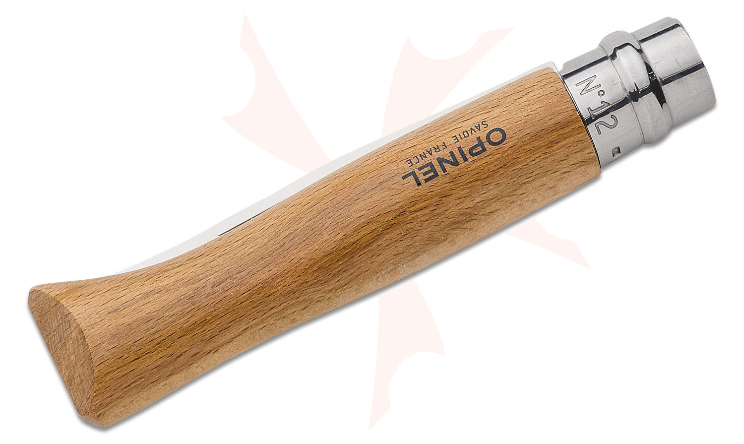 Opinel Nomad Cooking Kit, 5-Piece Travel Set, Olive Wood Handles - KnifeCenter - 002614