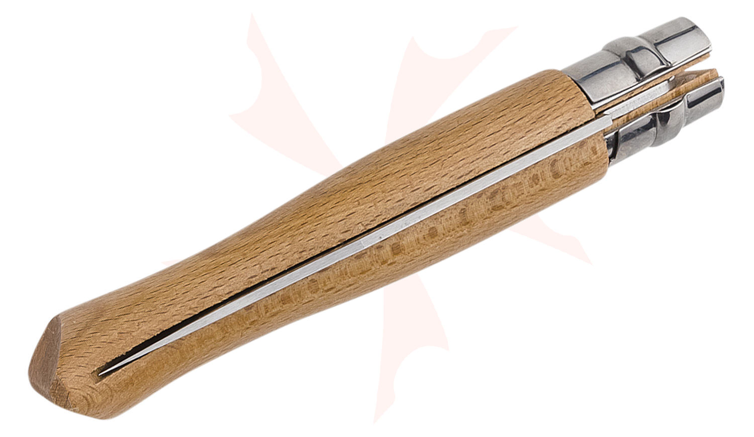 Opinel Nomad Cooking Kit, 5-Piece Travel Set, Olive Wood Handles - KnifeCenter - 002614