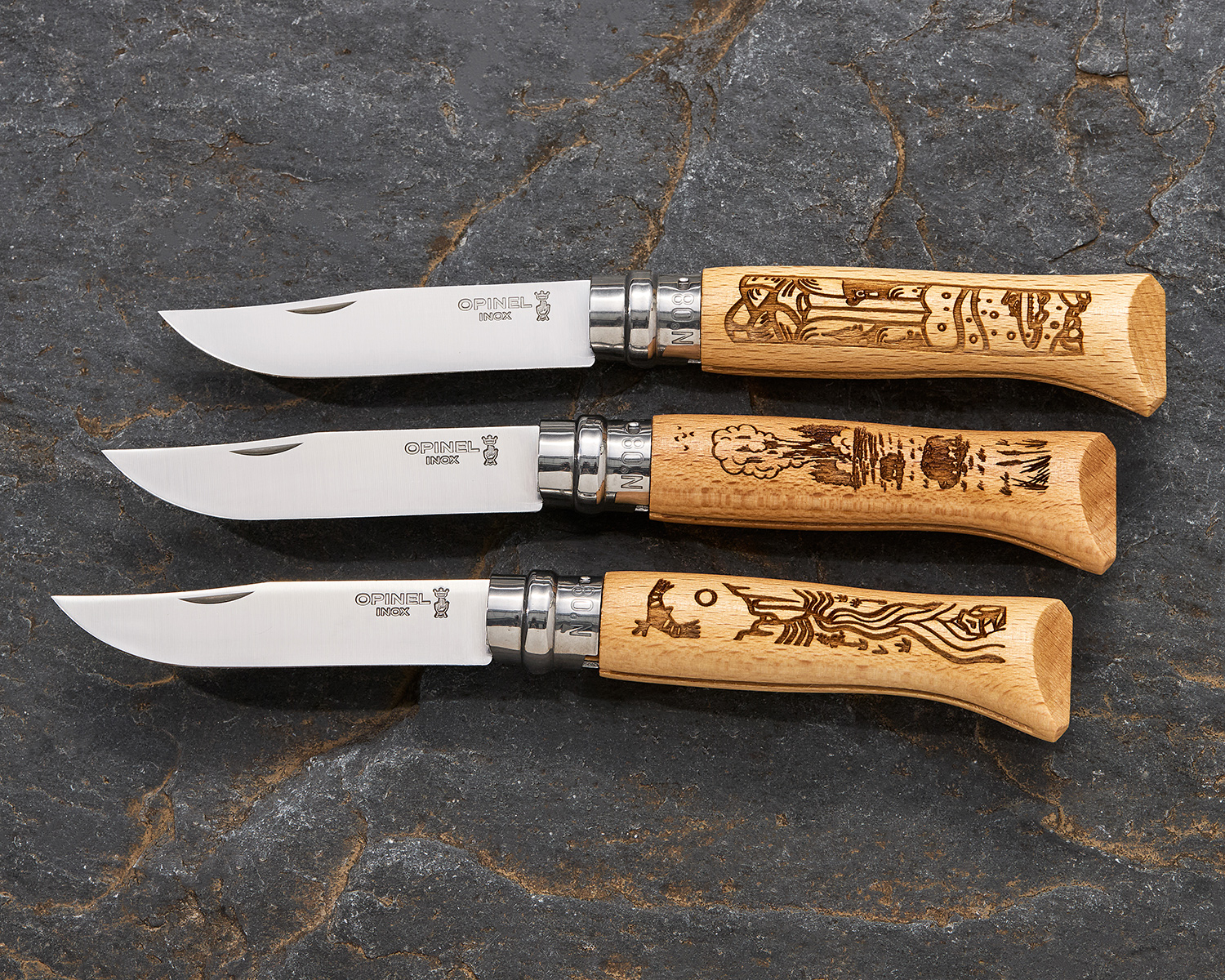 Opinel National Parks N08 Grand Canyon Ring Lock Folding Knife 3.25 ...