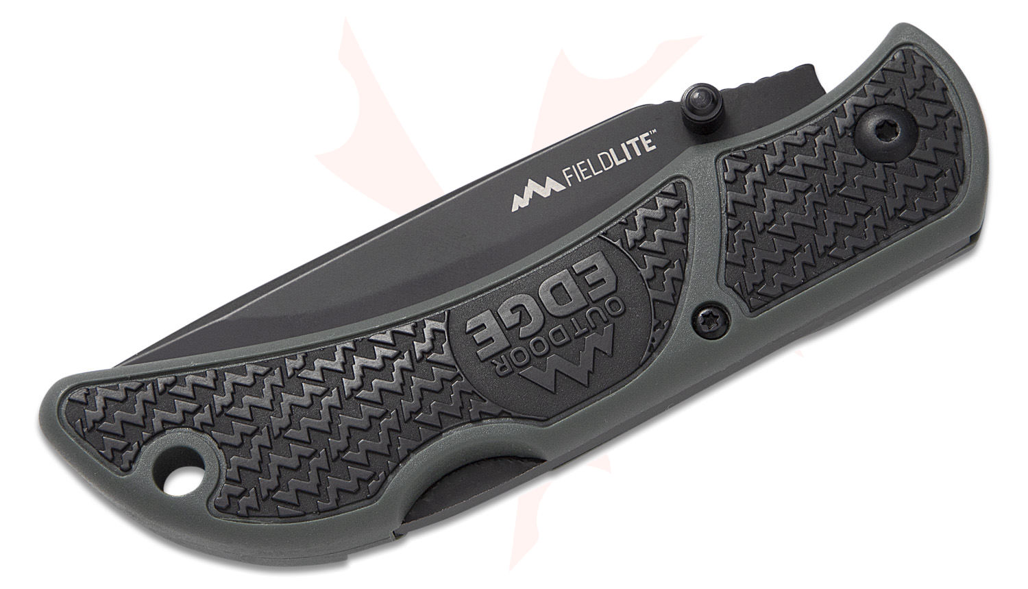 Outdoor Edge FieldLite Folding Knife 3.3" 8Cr13MoV Black Drop Point ...