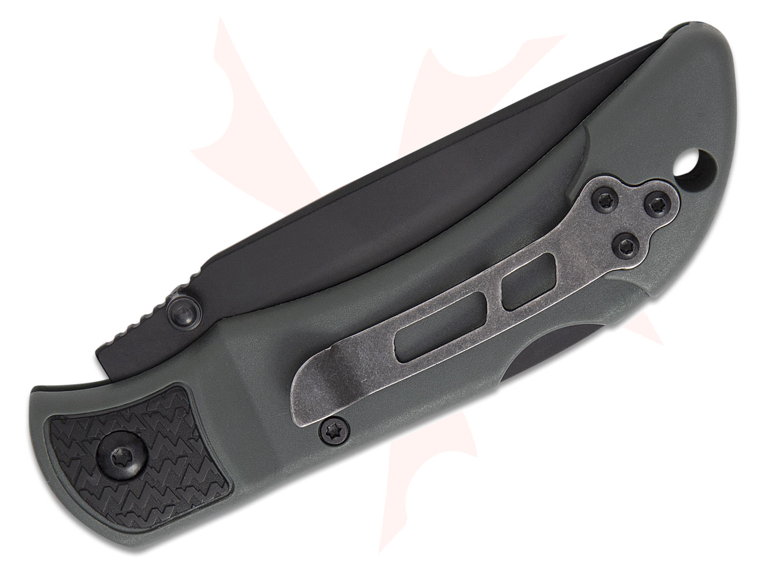 Outdoor Edge FieldLite Folding Knife 3.3" 8Cr13MoV Black Drop Point ...