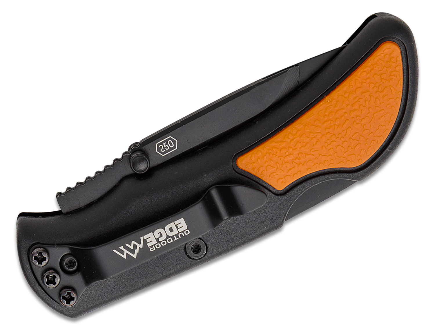 Outdoor Edge RazorEDC Lite Folding Hunter 2.5" Black Replaceable Blade ...