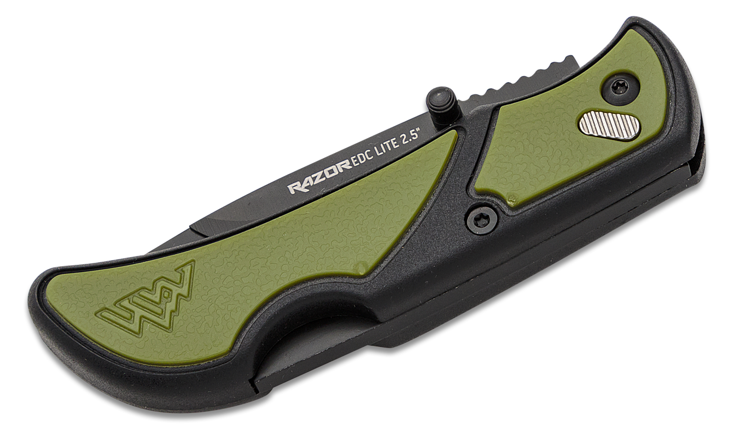 Outdoor Edge RazorEDC Lite Folding Hunter 2.5" Black Replaceable Blade ...