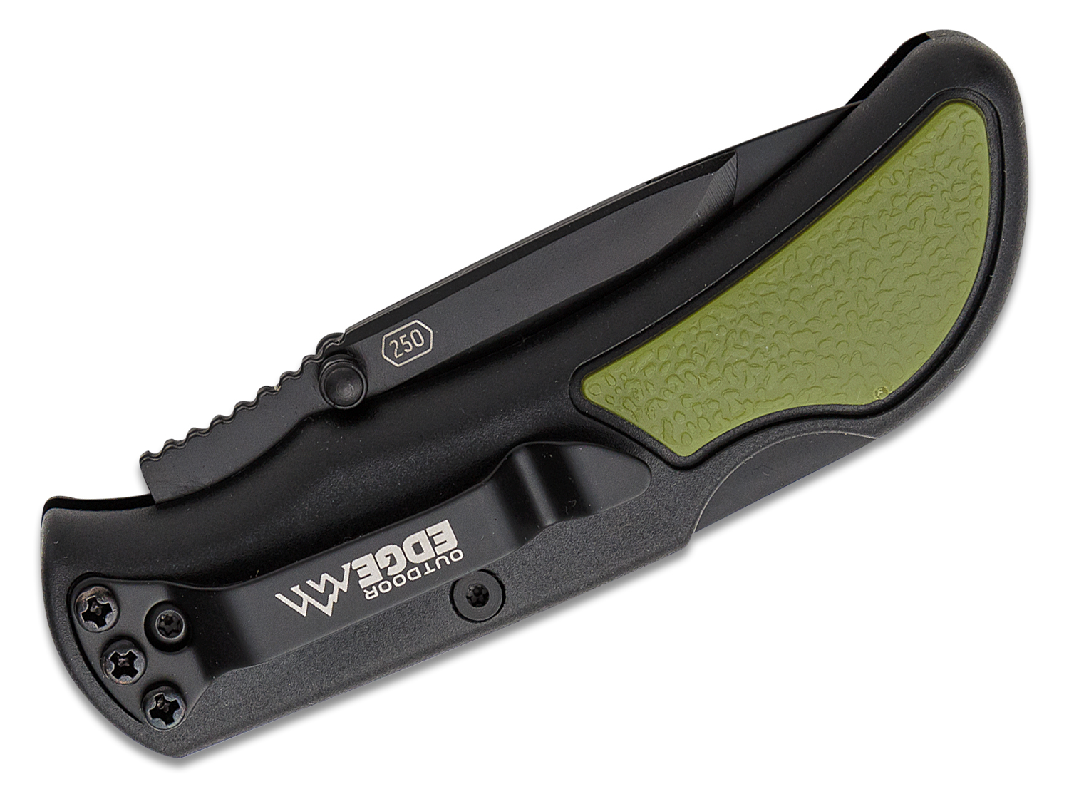 Outdoor Edge RazorEDC Lite Folding Hunter 2.5" Black Replaceable Blade ...