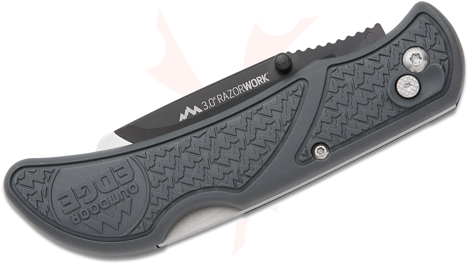 Outdoor Edge RazorWork Folding Utility Knife with 3 Replaceable Blades ...