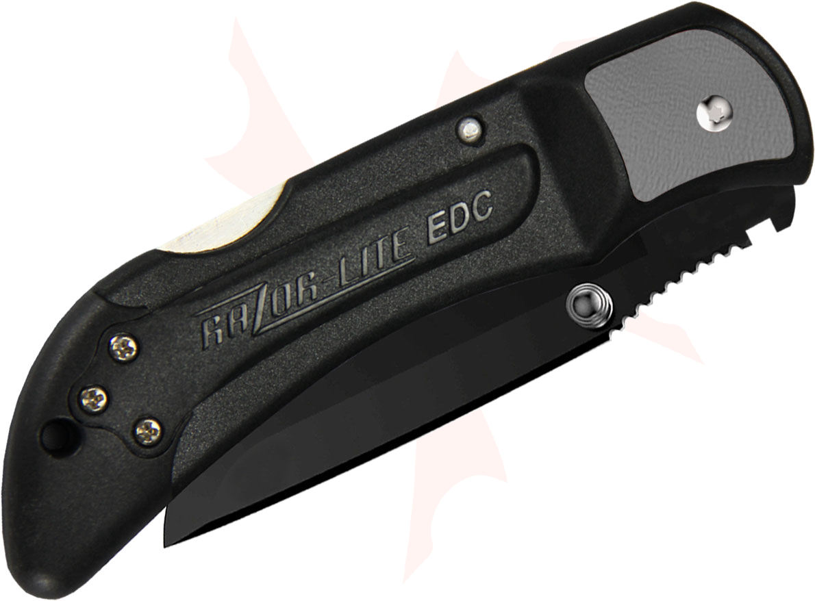 Outdoor Edge Razor-Lite EDC Folding Hunter 3.5" Replaceable Blade, Gray ...