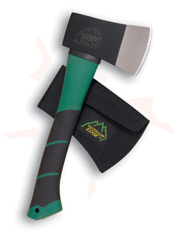 Outdoor Edge Axe-It 11 3/4" Overall with Nylon Sheath - KnifeCenter ...