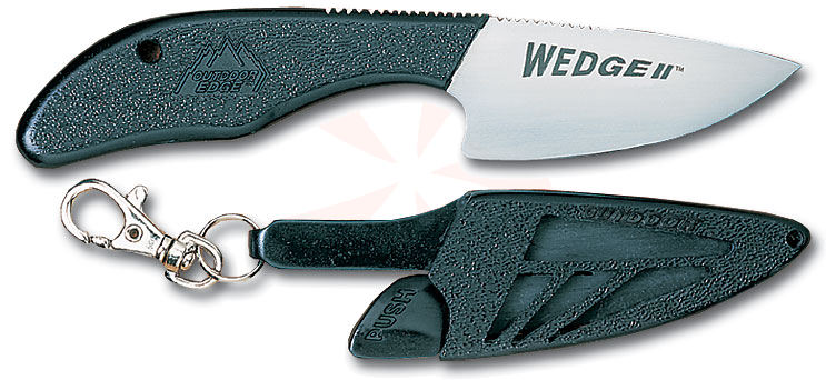 Outdoor Edge Wedge 2 with Polymer sheath - KnifeCenter - OEWG2 ...