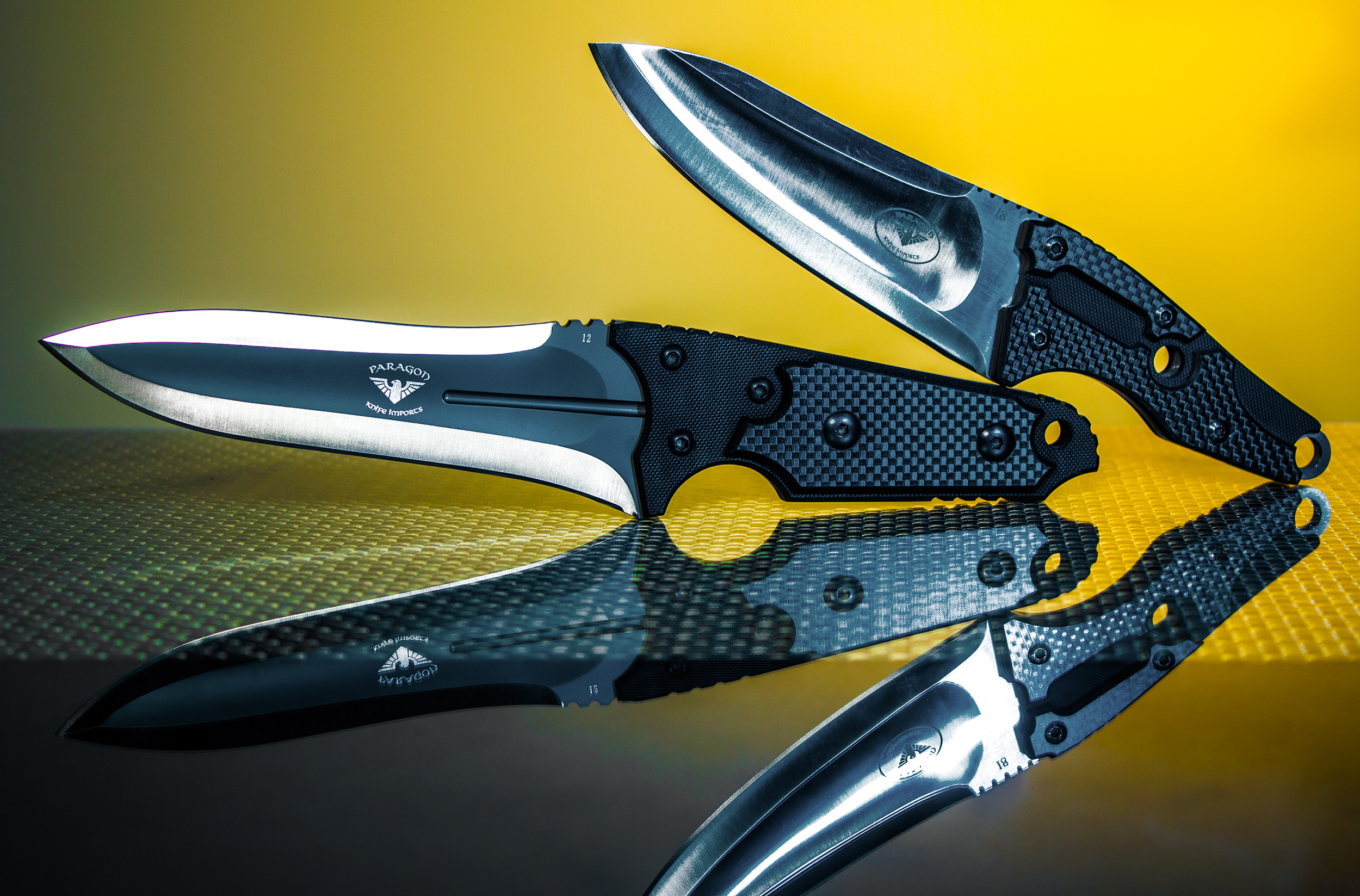 Paragon Knife Imports by Asheville Steel Warmonger Fixed 6" D2 Plain ...