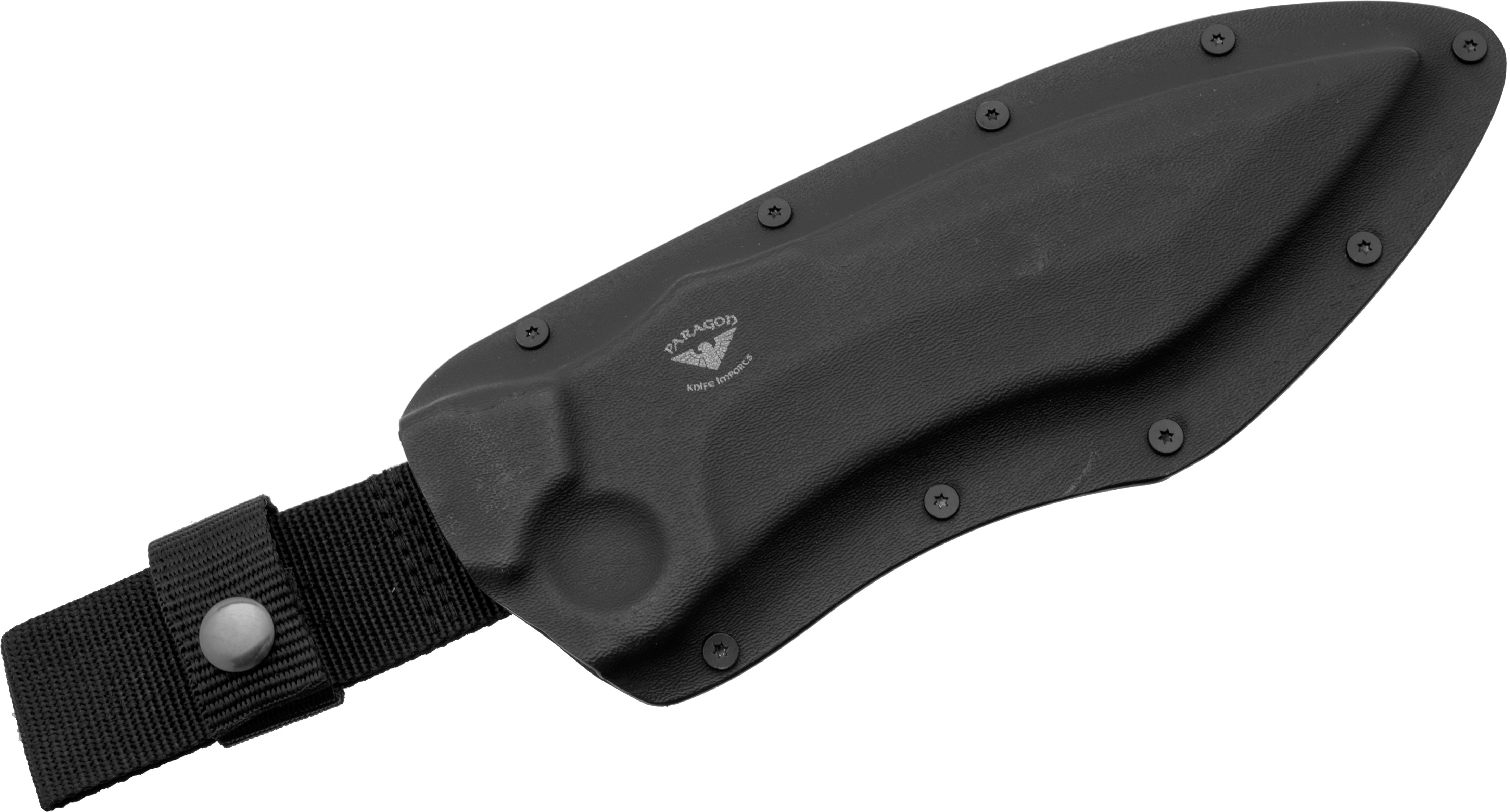 Paragon Knife Imports by Asheville Steel Warlord Fixed 7.5" D2 Plain ...