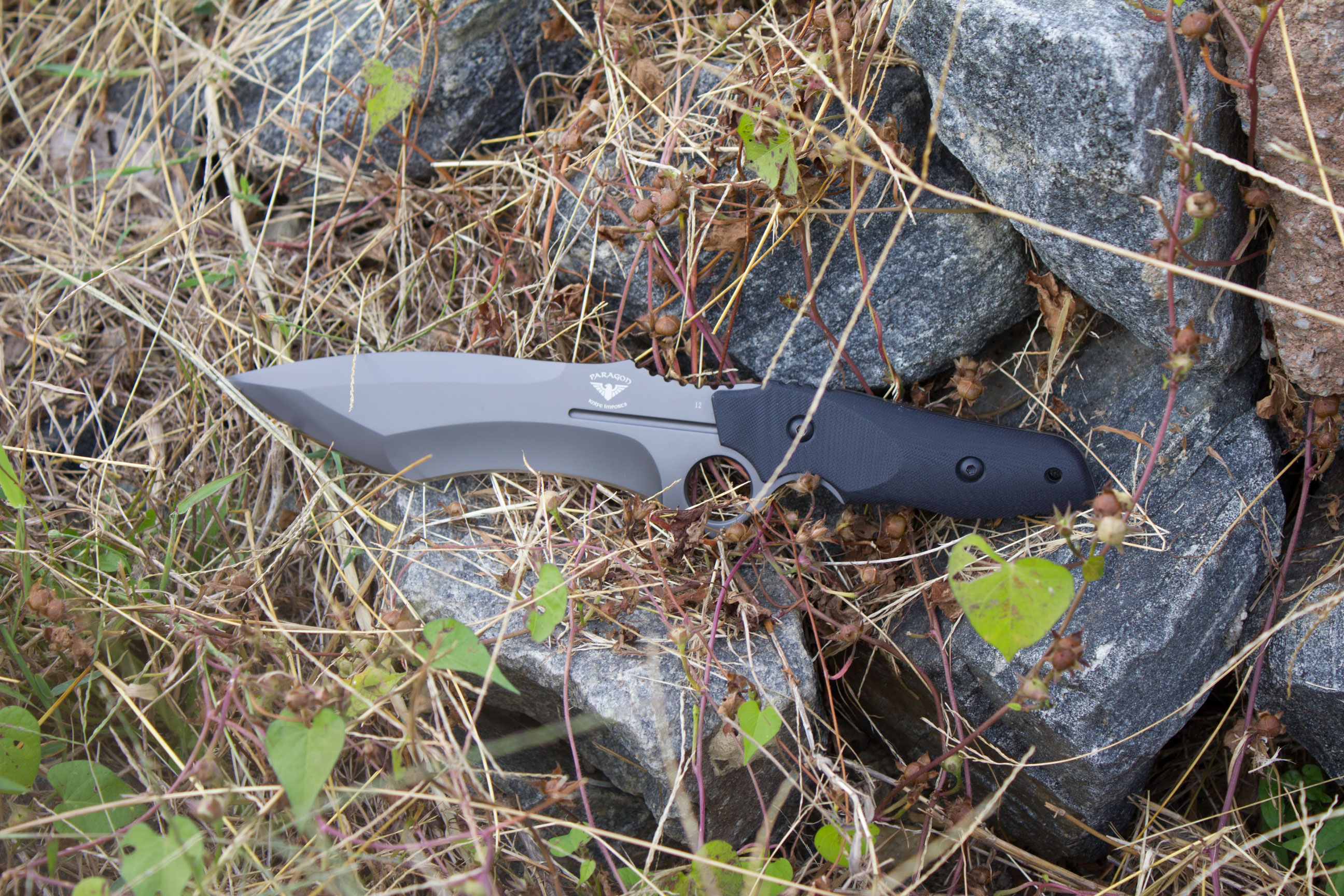 Paragon Knife Imports by Asheville Steel Warlord Fixed 7.5" D2 Plain ...