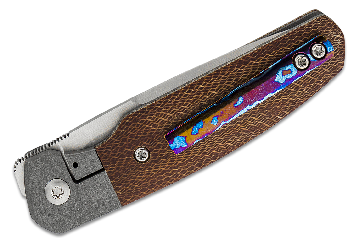 Enrique Pena Custom Caballero Front Flipper Knife 2.75" CPM-154 Hand ...