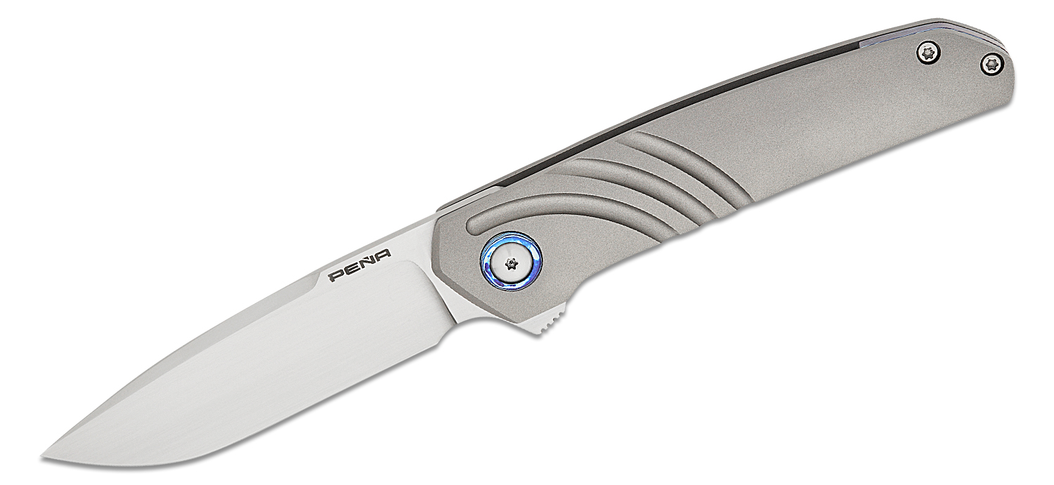 Enrique Pena Custom Cobra Frame Lock Flipper Knife 3.25" CPM-154 Hand ...