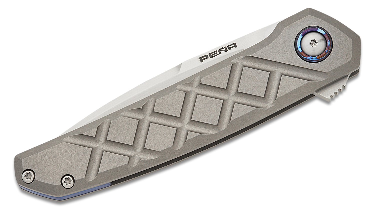 Enrique Pena Custom Cobra Frame Lock Flipper Knife 3.25" CPM-154 Hand ...