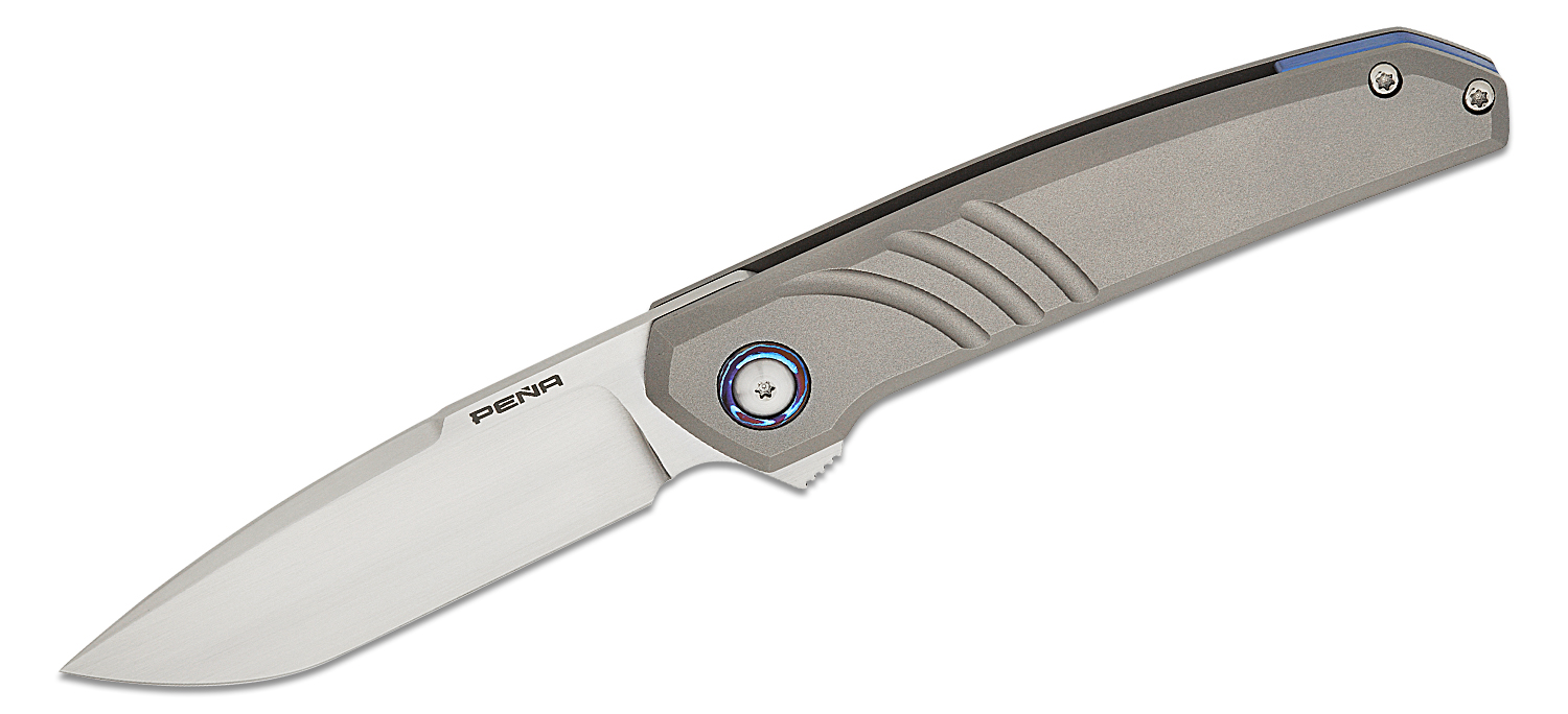 Enrique Pena Custom Cobra Frame Lock Flipper Knife 3.25" CPM-154 Hand ...