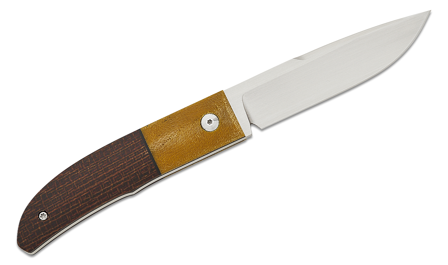 Enrique Pena Custom Pocket Fixed Blade Knife 3.625" CPM-154 Hand Rubbed ...