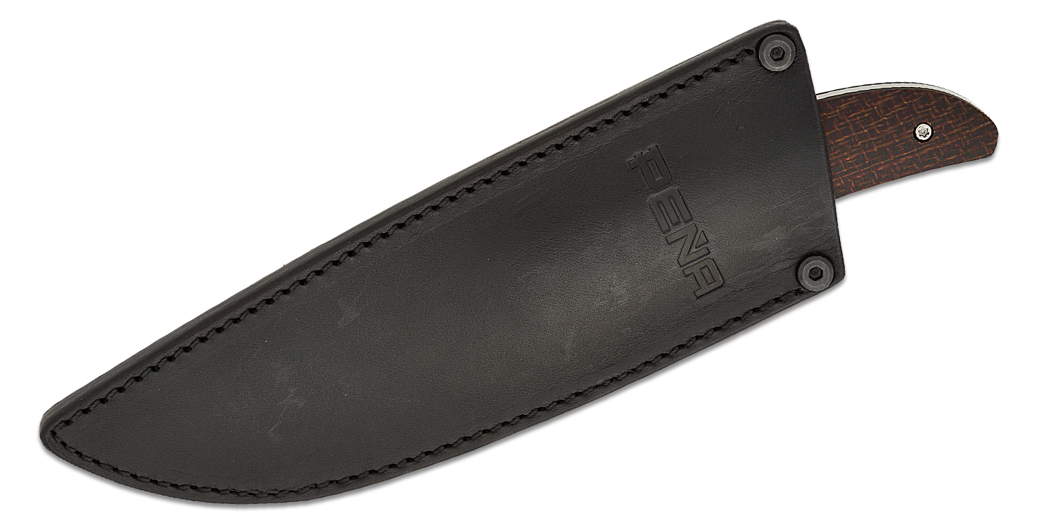 Enrique Pena Custom Pocket Fixed Blade Knife 3.625" CPM-154 Hand Rubbed ...