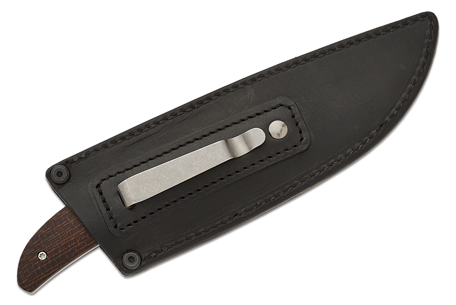 Enrique Pena Custom Pocket Fixed Blade Knife 3.625" CPM-154 Hand Rubbed ...