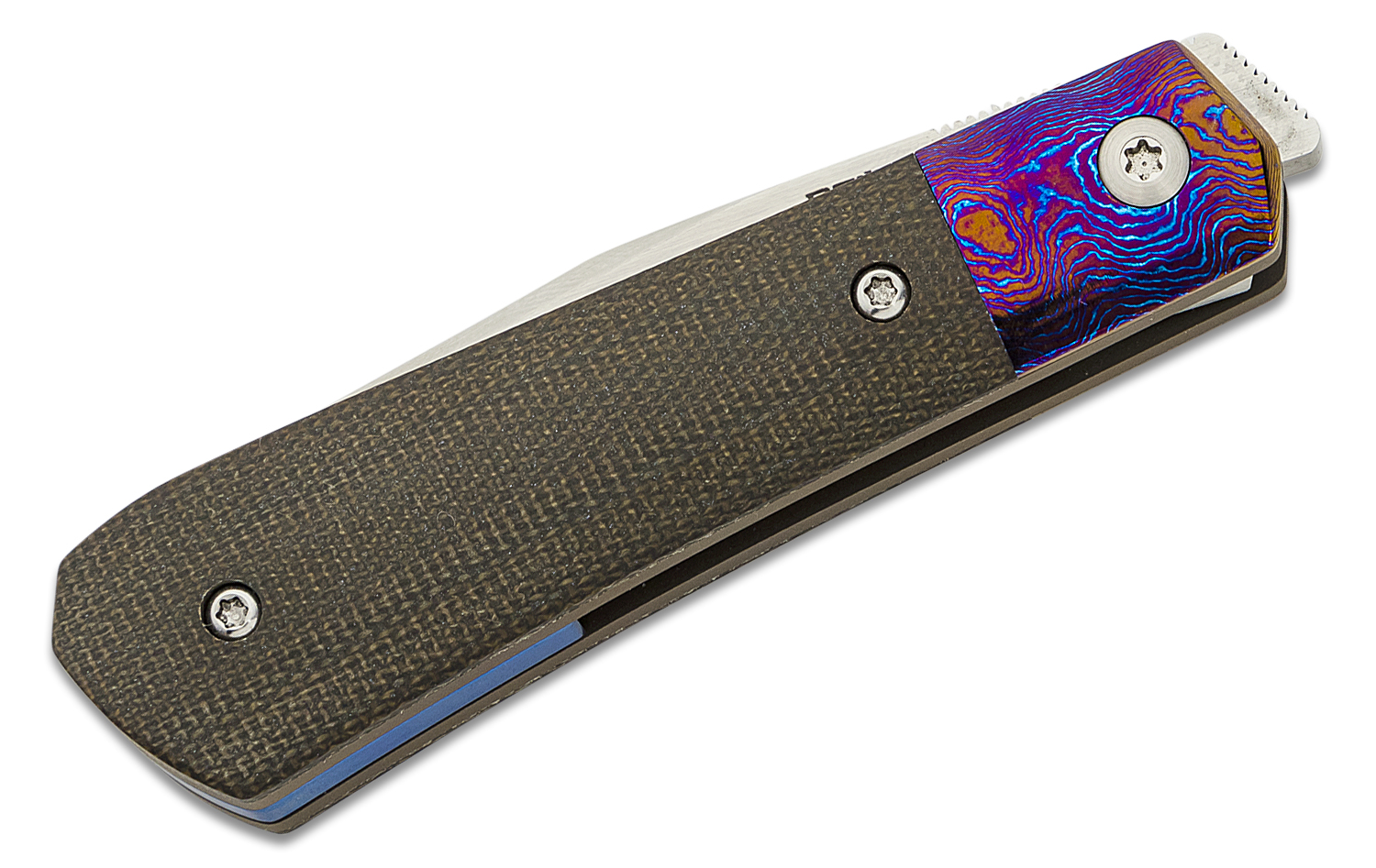 Enrique Pena Custom Raptor Front Flipper Knife 3" CPM-154 Hand Rubbed ...
