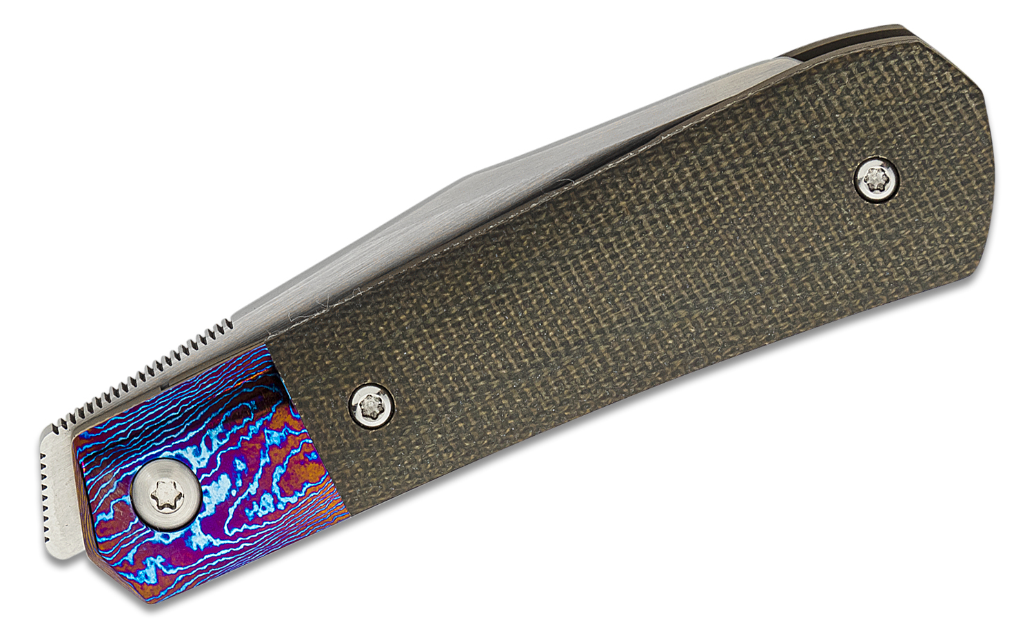 Enrique Pena Custom Raptor Front Flipper Knife 3" CPM-154 Hand Rubbed ...