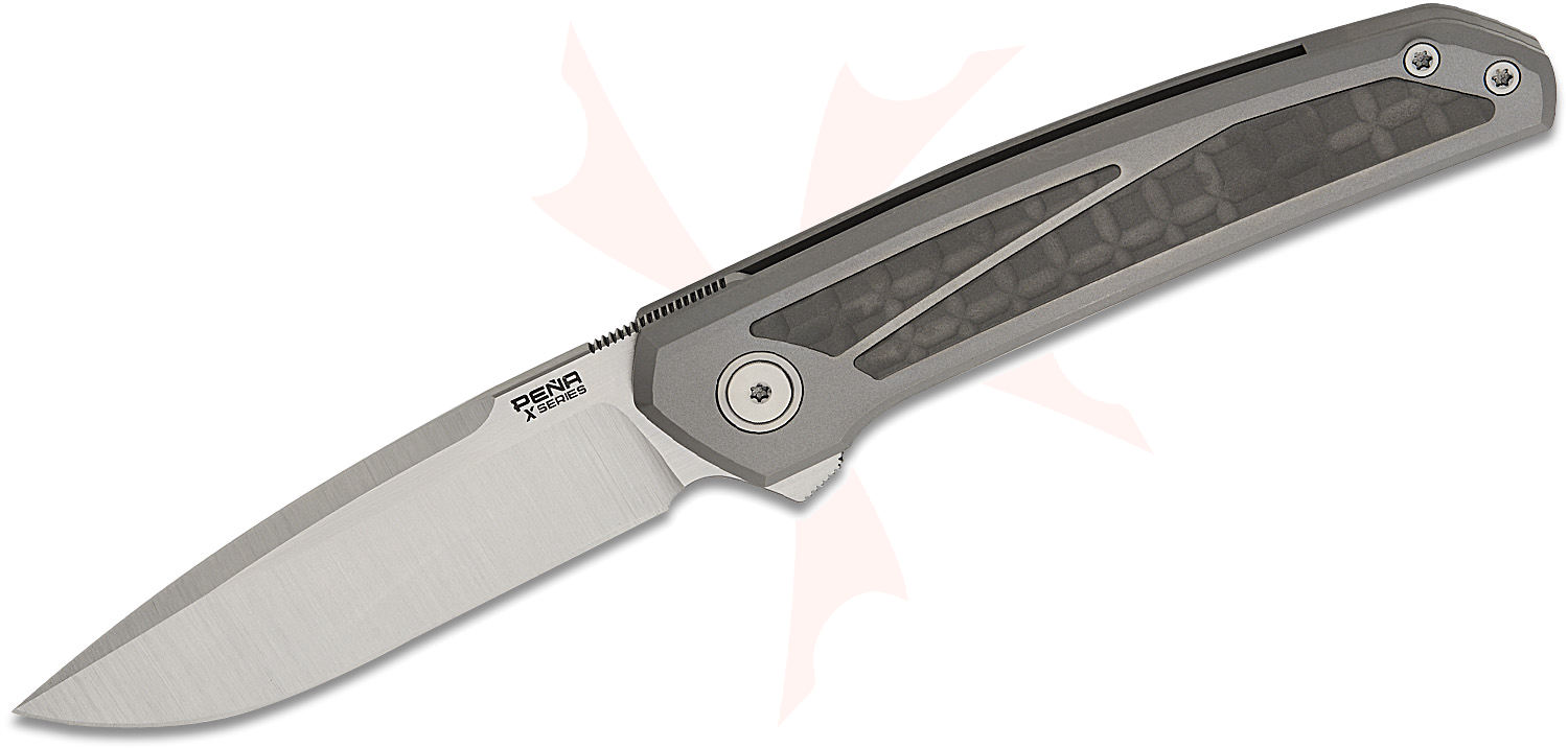 Enrique Pena X Series Cobra Frame Lock Flipper Knife 3.25" CPM-M4 Belt ...