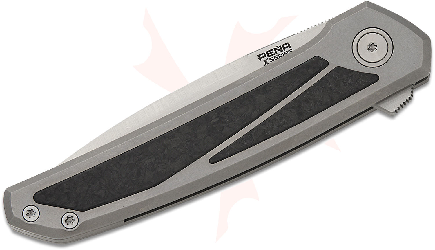 Enrique Pena X Series Cobra Frame Lock Flipper Knife 3.25" CPM-M4 Belt ...
